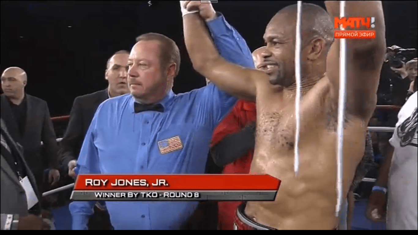 Roy Jones Jr. Takes Down Bobby Gunn Becomes WBF Cruiserweight Champion ...